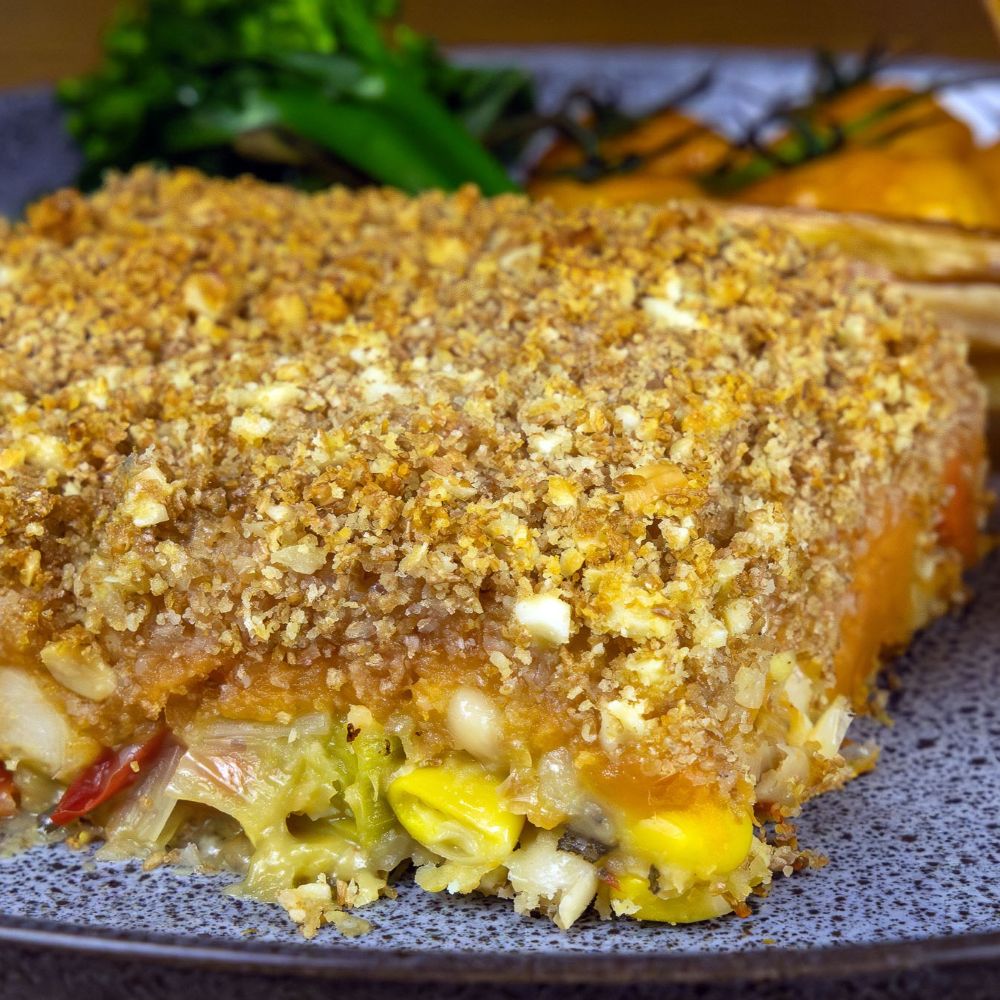 ORGANIC SWEETCORN, LEEK, CANNELLINI BEAN GRATIN SERVES TWO – Asoom - A ...